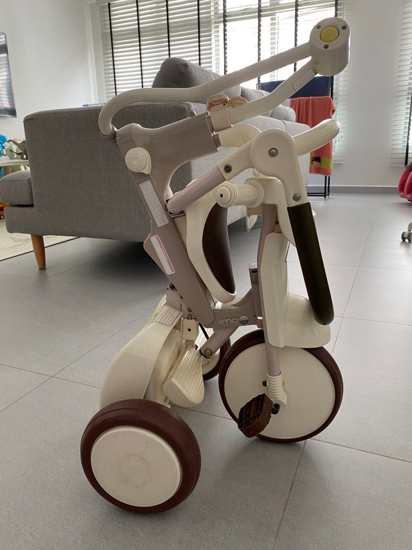 iimo #02 foldable tricycle 3-in-1 small & smart trike in White, Babies & Kids, Going Out, Other ...