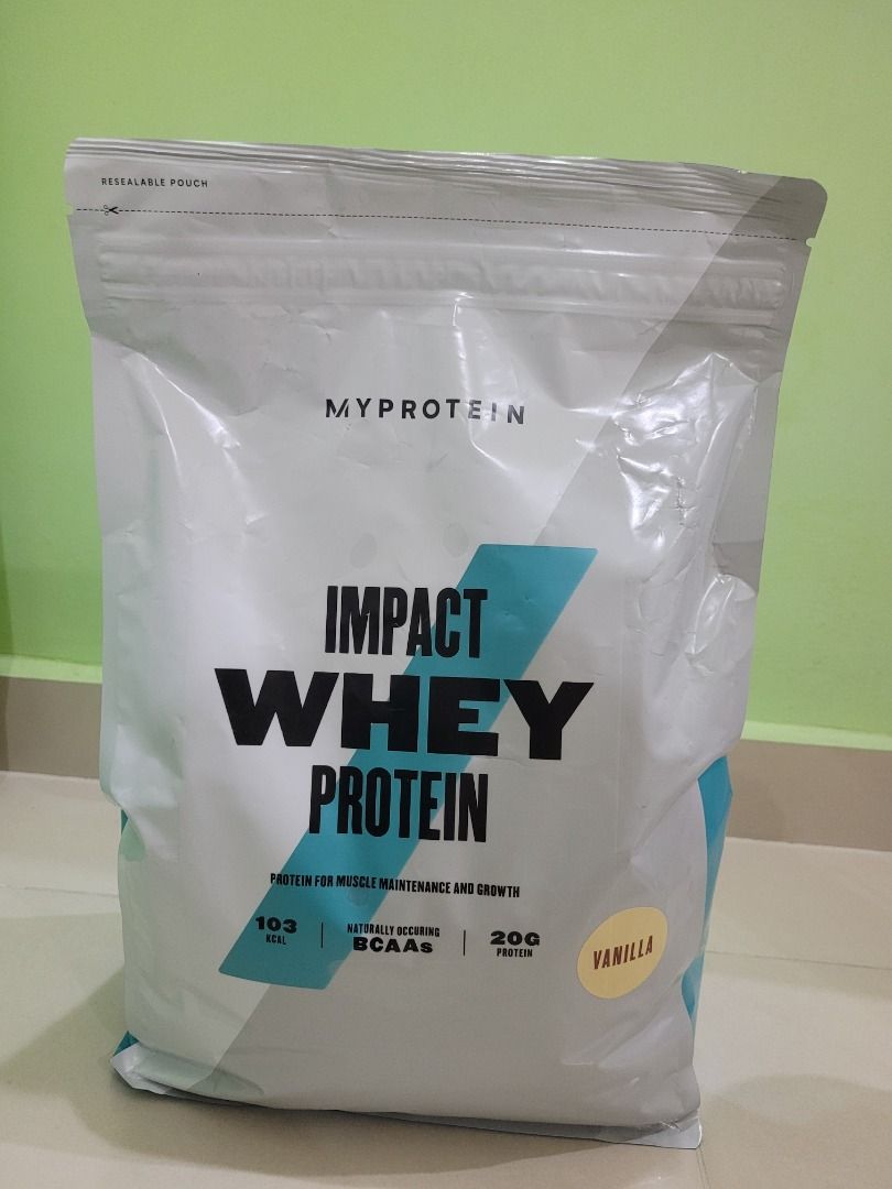 Imapct Whey Protein Powder Vanilla Flavour 2.5kg + FREE 600ML SHAKER ...
