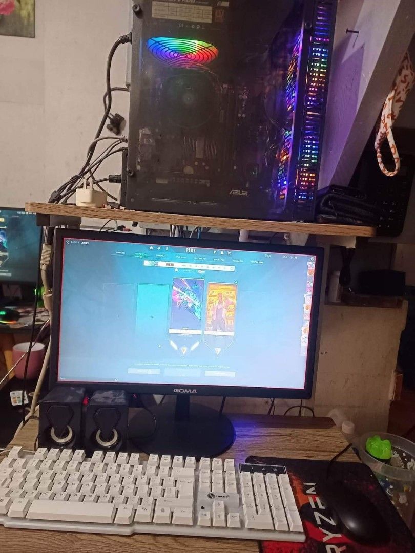 Intel core 2 QUAD with GTX 560 computer set pang valorant, dota 2, gta ...