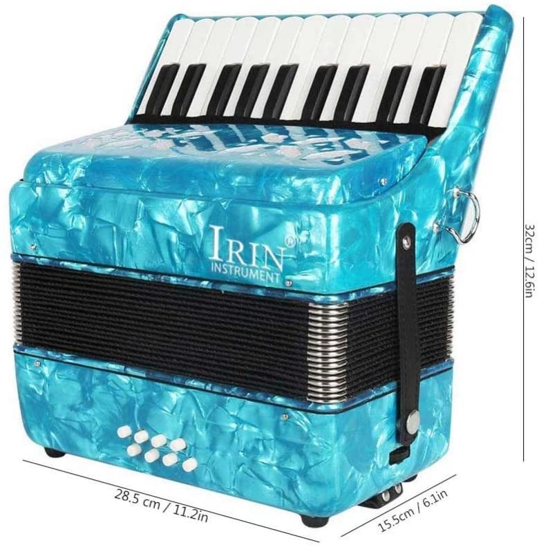 IRIN 22-Key 8 Bass Piano Accordion Educational Musical Instrument ...