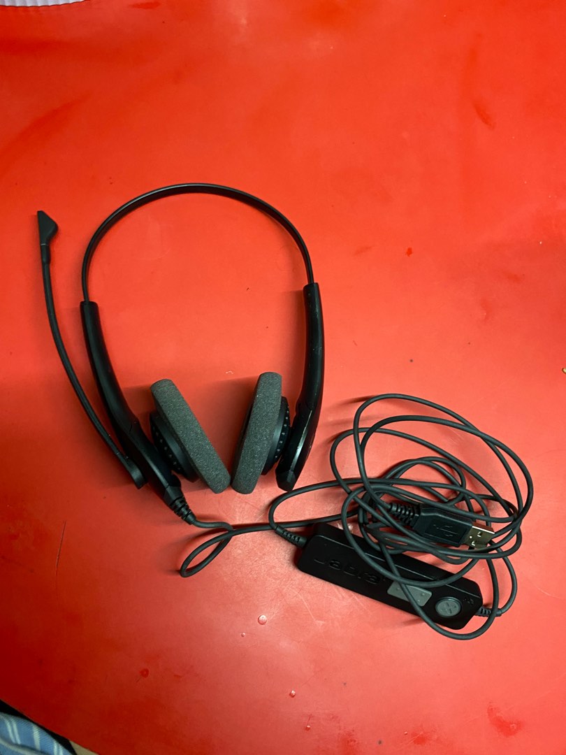 Jabra Biz 1500 USB Audio Headphones Headsets On Carousell