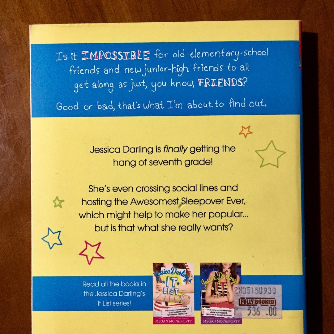 Jessica Darling’s It List Trilogy by Megan McCafferty, Hobbies & Toys ...