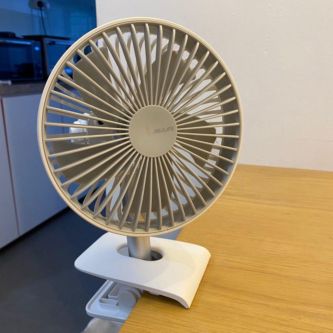 JISULIFE Mini Clamp Fan, Furniture & Home Living, Lighting & Fans, Fans ...