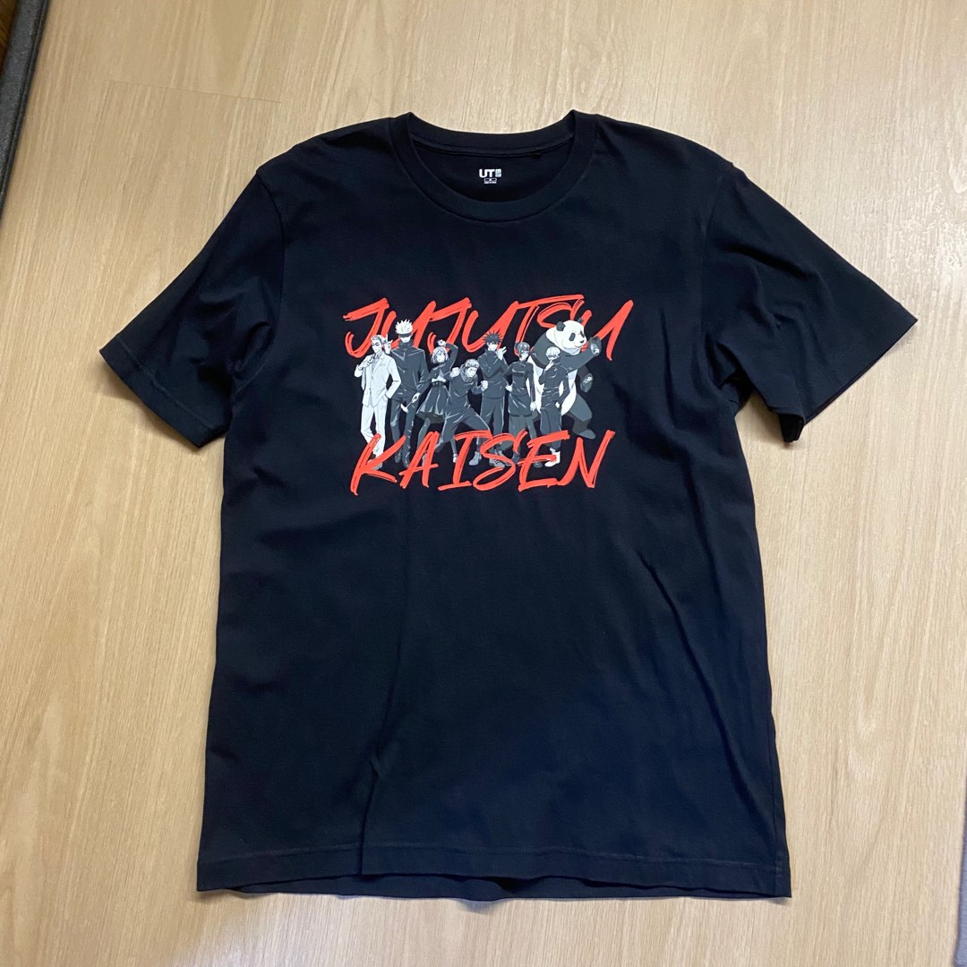 jjk uniqlo shirt, Men's Fashion, Tops & Sets, Tshirts & Polo Shirts on ...