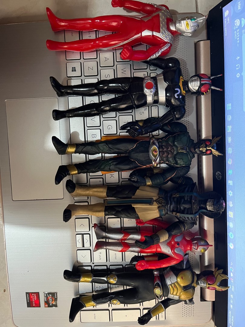 Kamen Rider Ultraman Sofubi Set Vintage Toys Collection Soft Vinyl ...