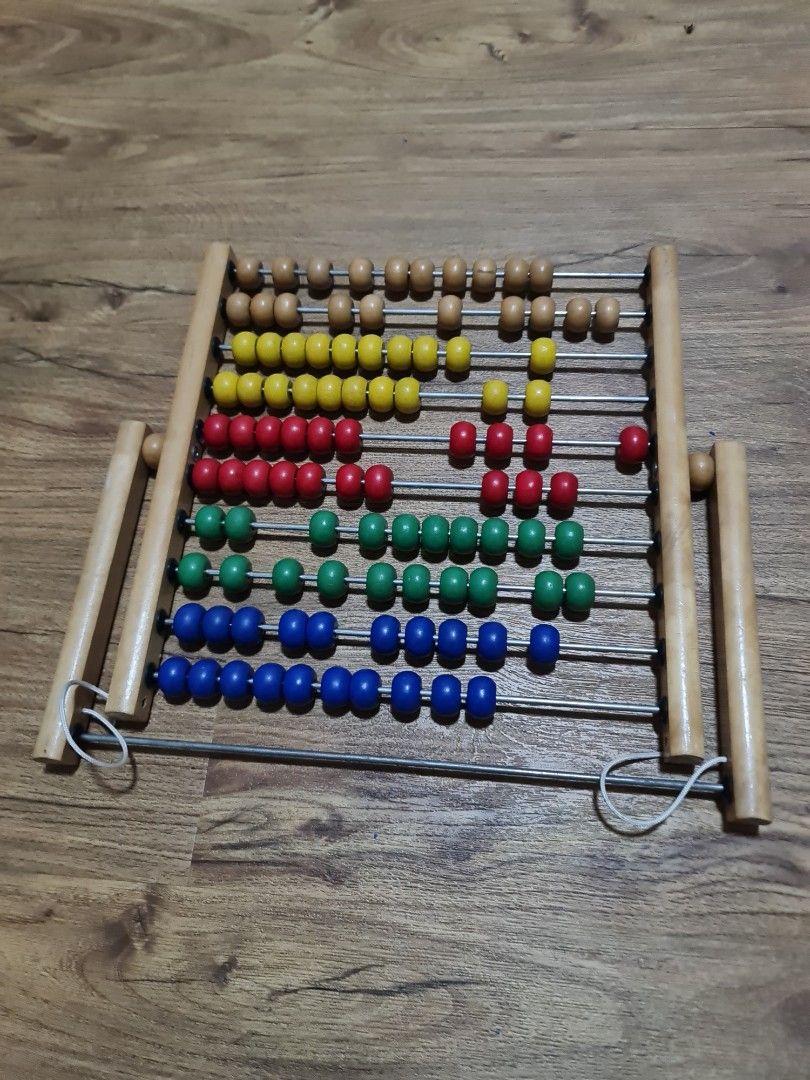 Kids foldable standing abacus, Hobbies & Toys, Toys & Games on Carousell