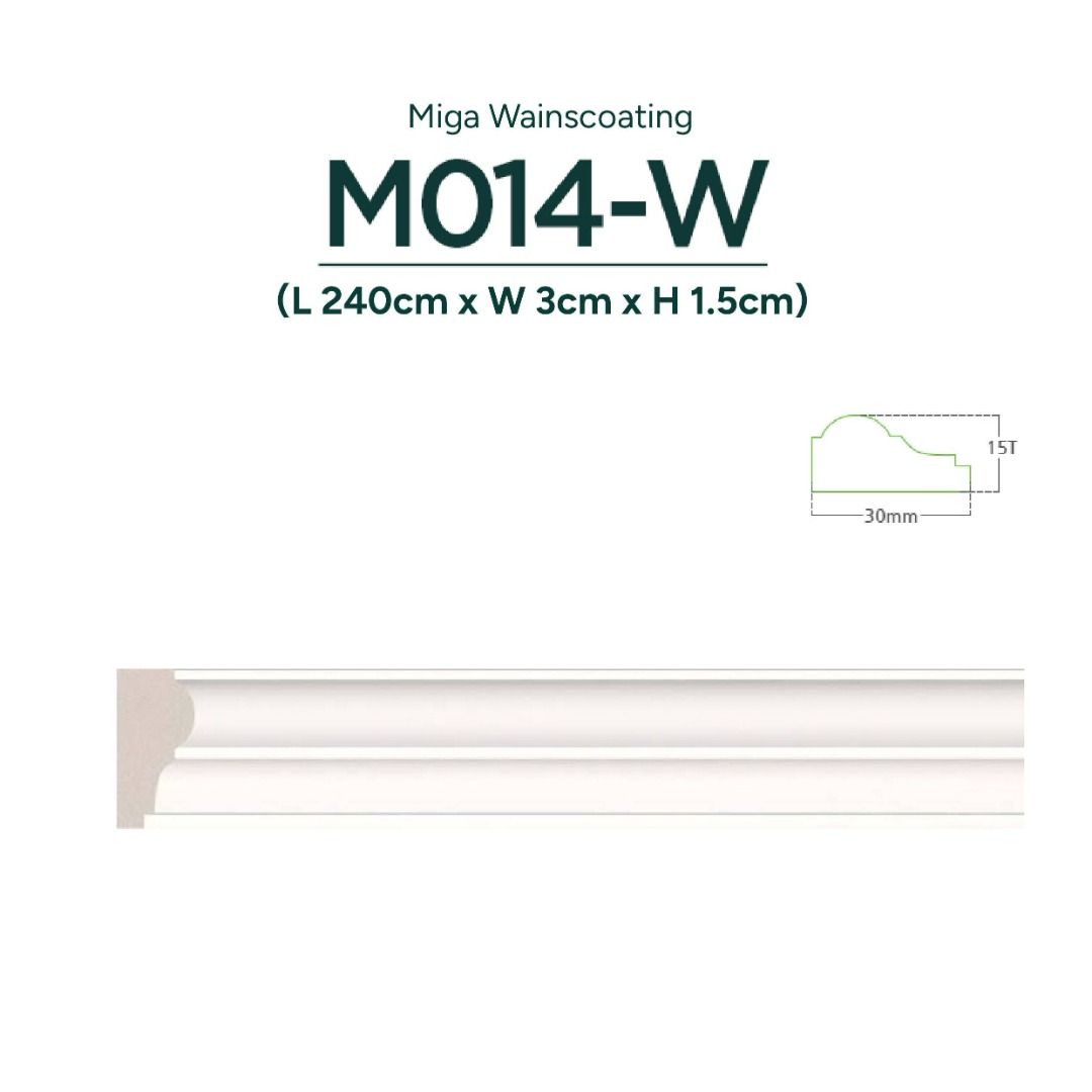 Korea Miga Living Room Wall Panel Wainscoting / Top Quality Molding ...