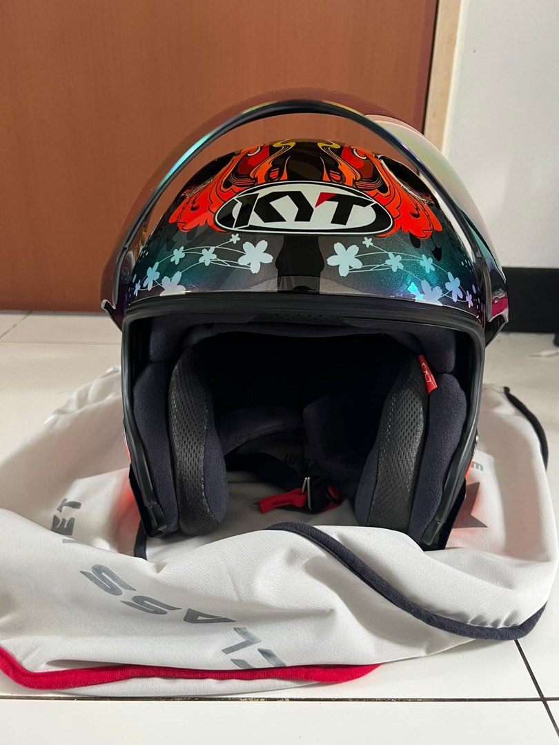 KYT Helmet, Motorcycles, Motorcycle Apparel on Carousell
