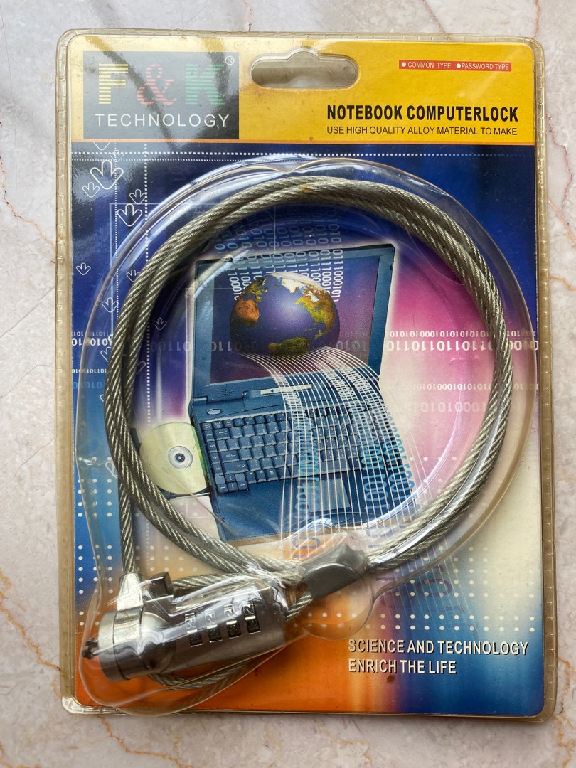 Laptop 4-digit number lock, Computers & Tech, Parts & Accessories ...