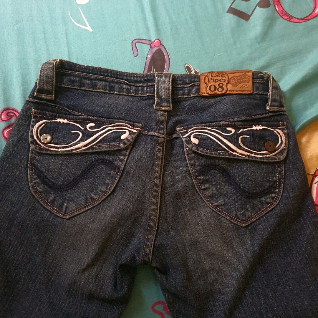 Lee pipes low waist jeans, Women's Fashion, Bottoms, Jeans on Carousell