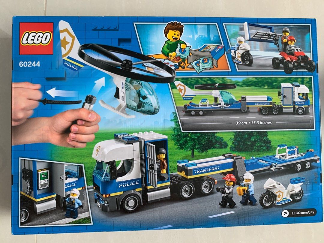 Lego 60244 POLICE HELICOPTER TRANSPORT, Hobbies & Toys, Toys & Games on ...