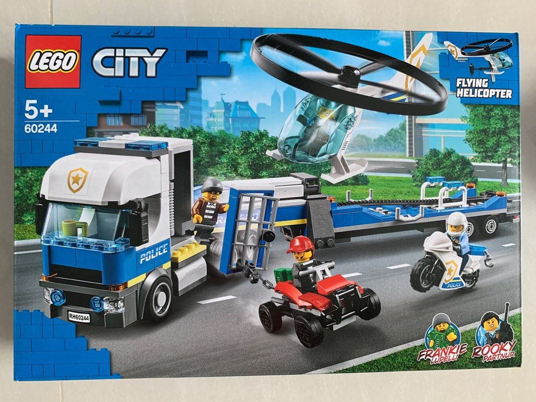 Lego 60244 POLICE HELICOPTER TRANSPORT, Hobbies & Toys, Toys & Games on ...