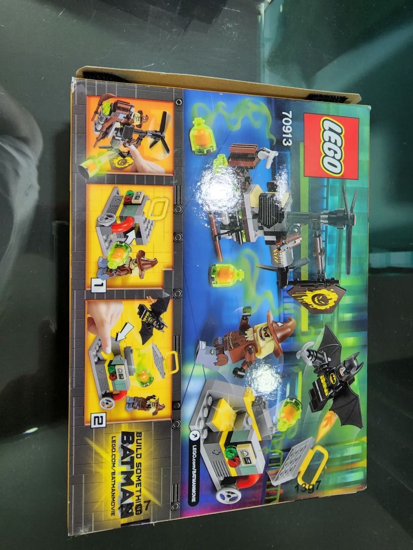 LEGO Batman Movie Scarecrow Fearful Face-Off 70913 Building Kit ...