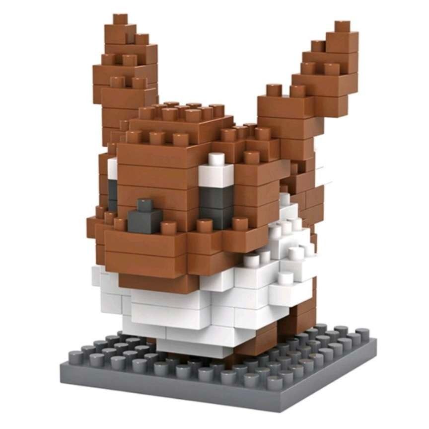 LOZ Mini Blocks Pokemon | Eevee/Charmander/Poliwhirl Mini Lego ...
