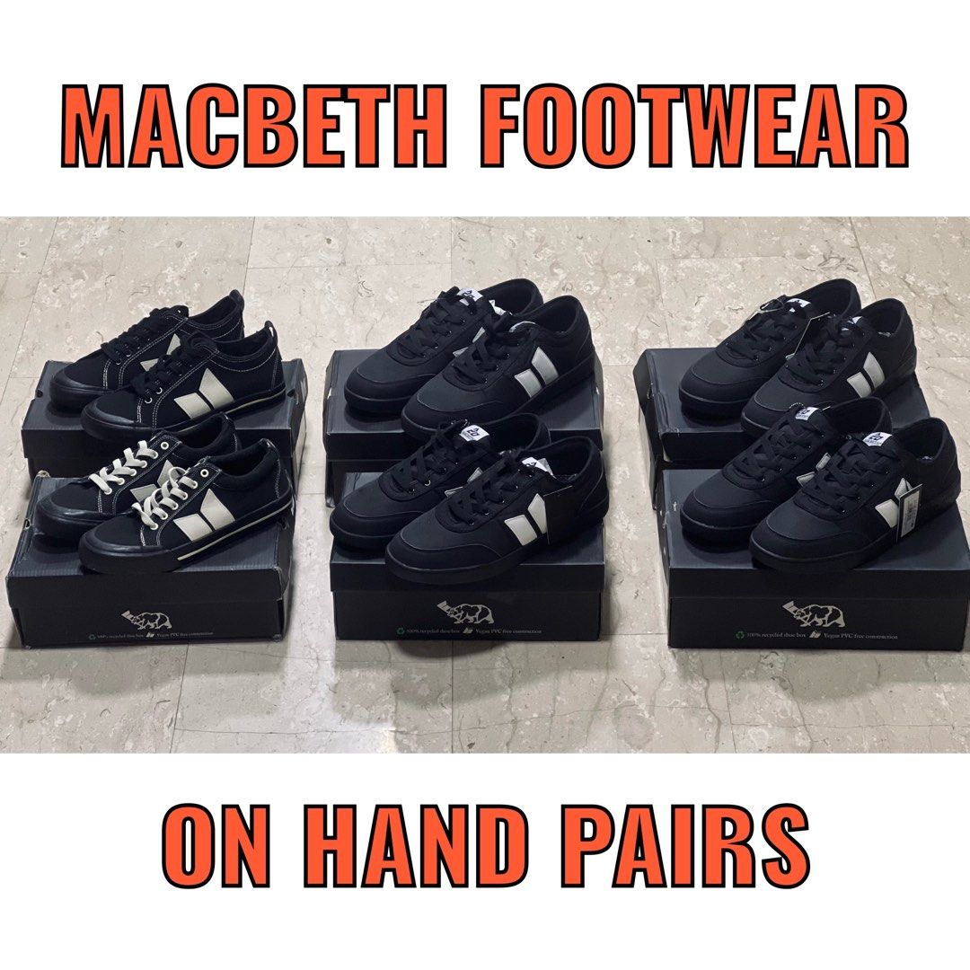 Macbeth Footwear (ON HAND PAIRS), Men's Fashion, Footwear, Sneakers on ...