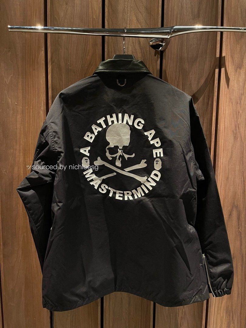 MASTERMIND VS BAPE MVB LOGO BUTTONED JACKET, Men's Fashion, Coats ...