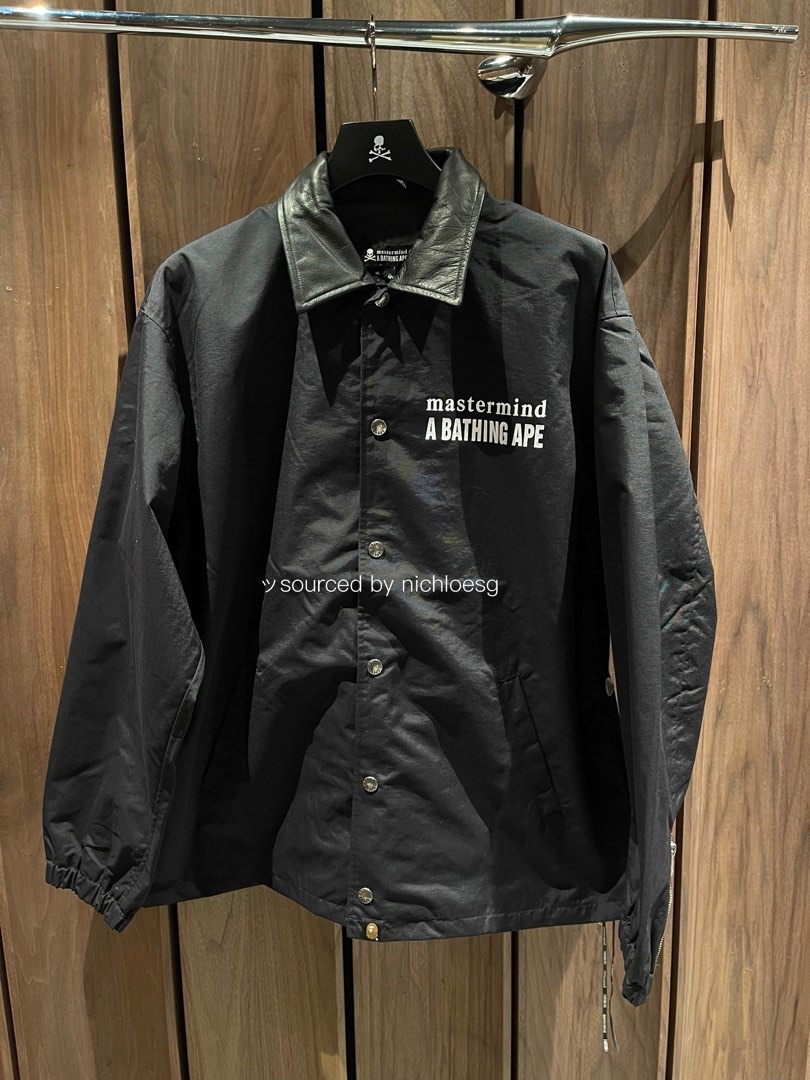 MASTERMIND VS BAPE MVB LOGO BUTTONED JACKET, Men's Fashion, Coats ...