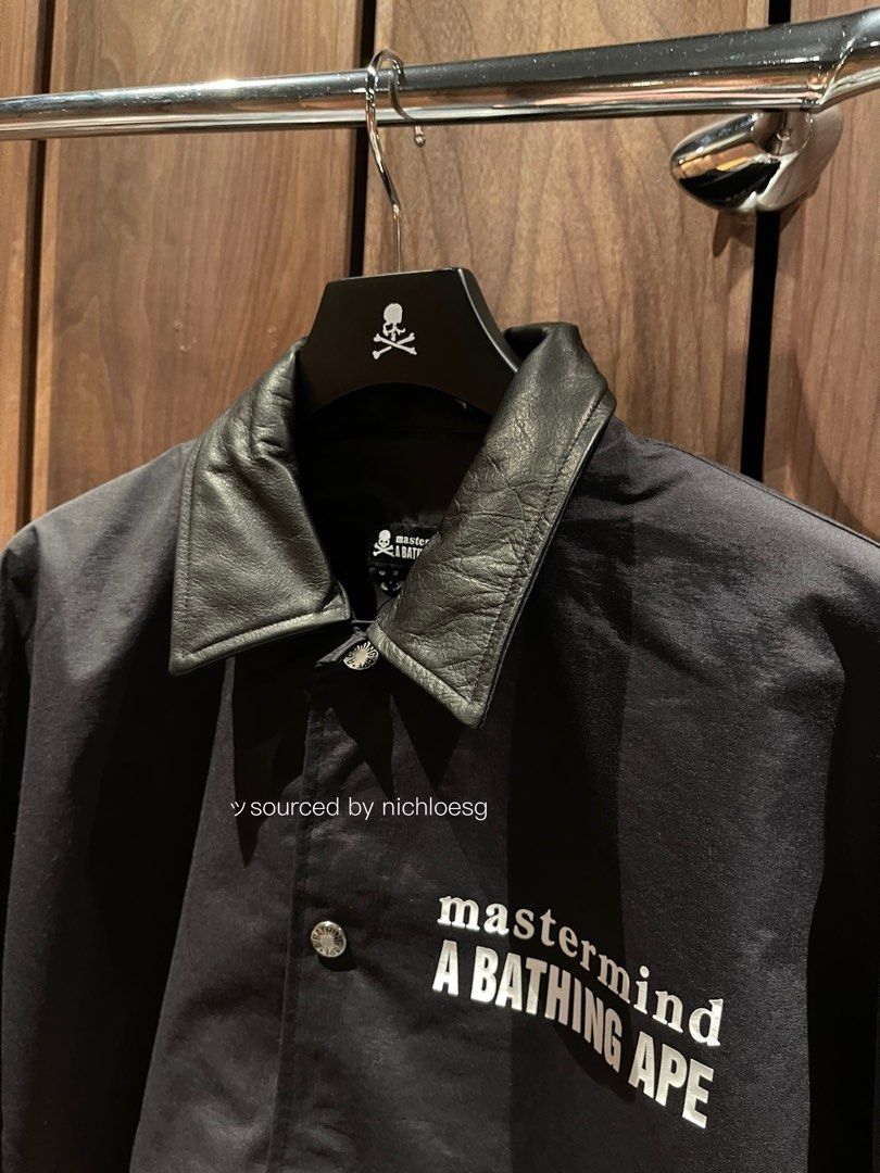 MASTERMIND VS BAPE MVB LOGO BUTTONED JACKET, Men's Fashion, Coats ...