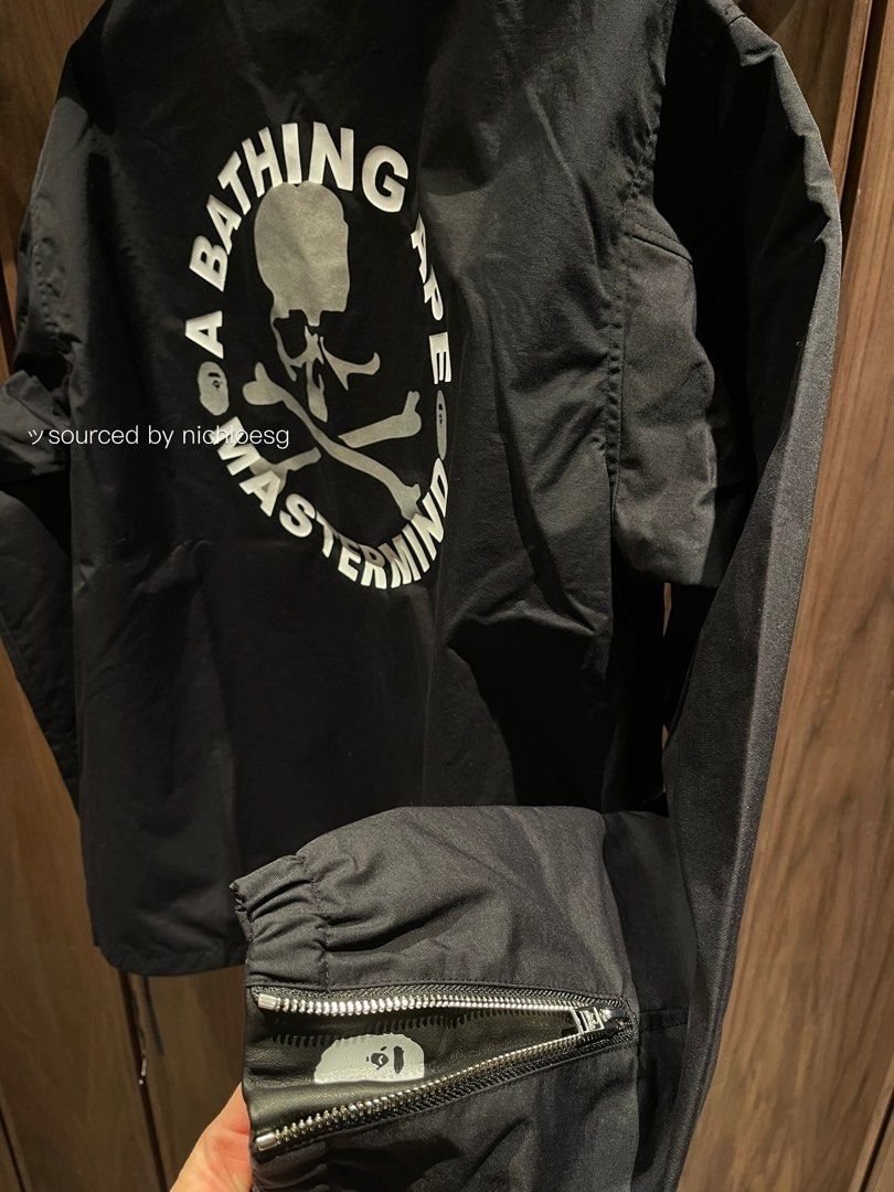 MASTERMIND VS BAPE MVB LOGO BUTTONED JACKET, Men's Fashion, Coats ...