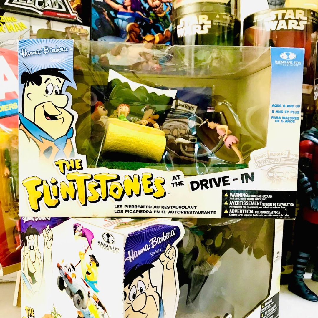 MCFARLANE TOYS 2006 HANNA BARBERA THE FLINTSTONE - AT THE DRIVE-IN ...