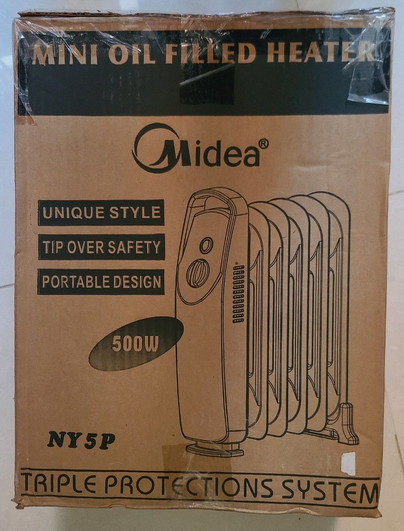 Midea mini heater, 家庭電器, 冷氣機及暖風機 - Carousell