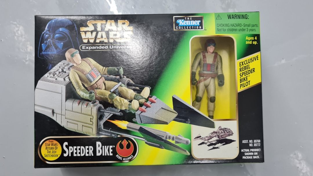 MISB Star Wars Speeder Bikes x 5 (Leia, Luke, Imperial, Swoop, Rebel) by Kenner, Hobbies & Toys ...