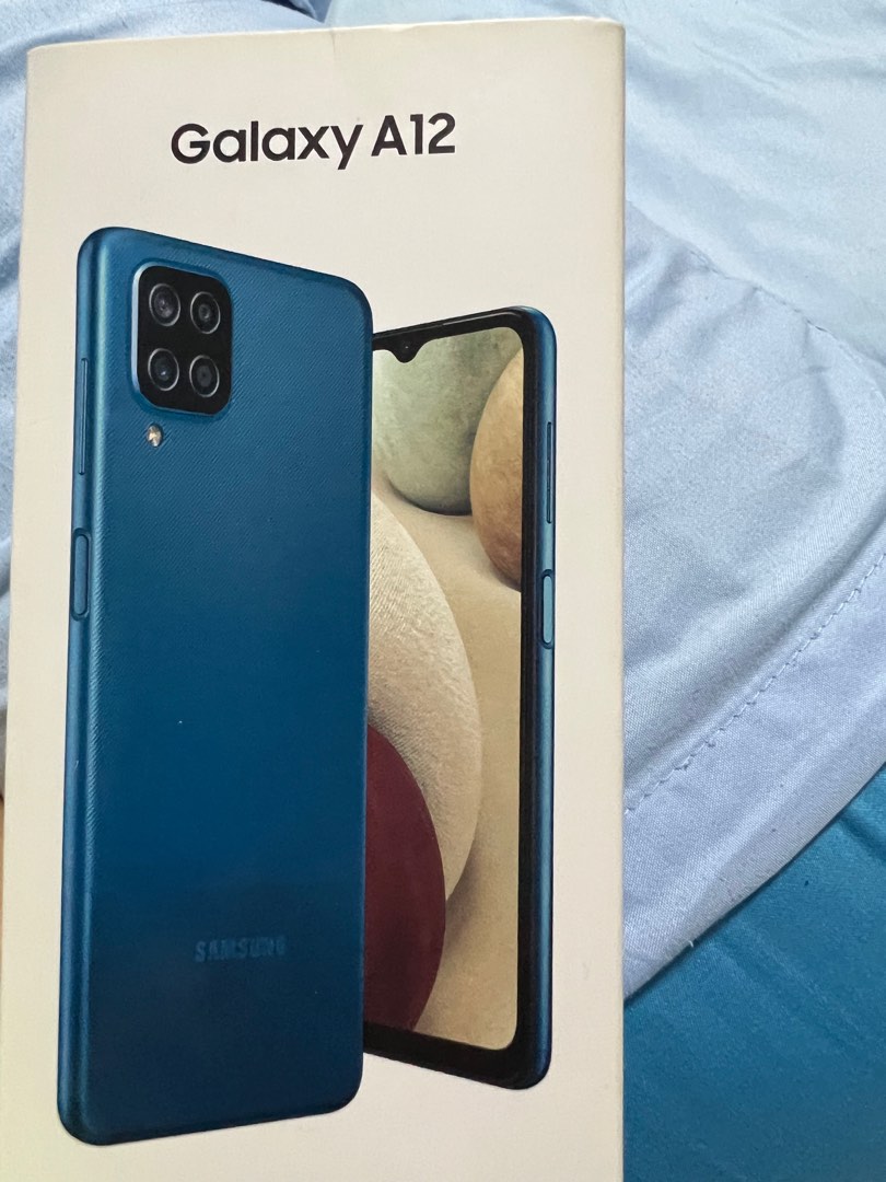 Samsung Android Phone Model A12, blue Color Ram 4GB, Mobile Phones ...