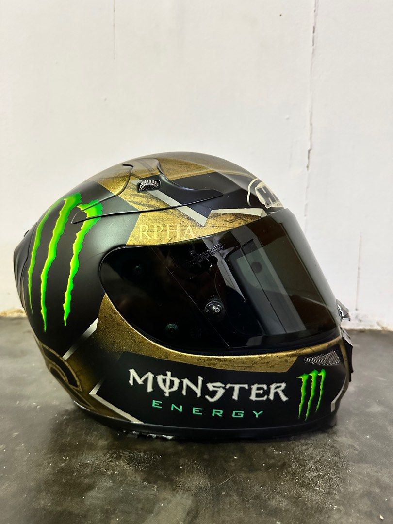 Monster Energy HJC Helmets, Auto Accessories on Carousell