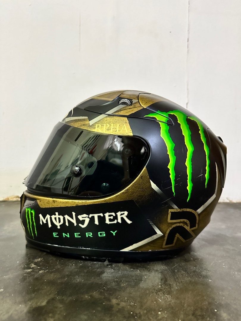 Monster Energy HJC Helmets, Auto Accessories on Carousell