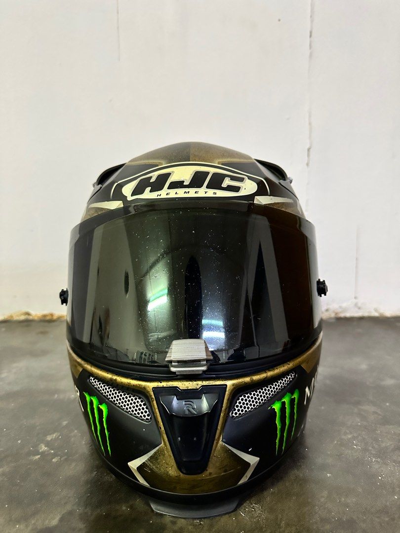 Monster Energy HJC Helmets, Auto Accessories on Carousell