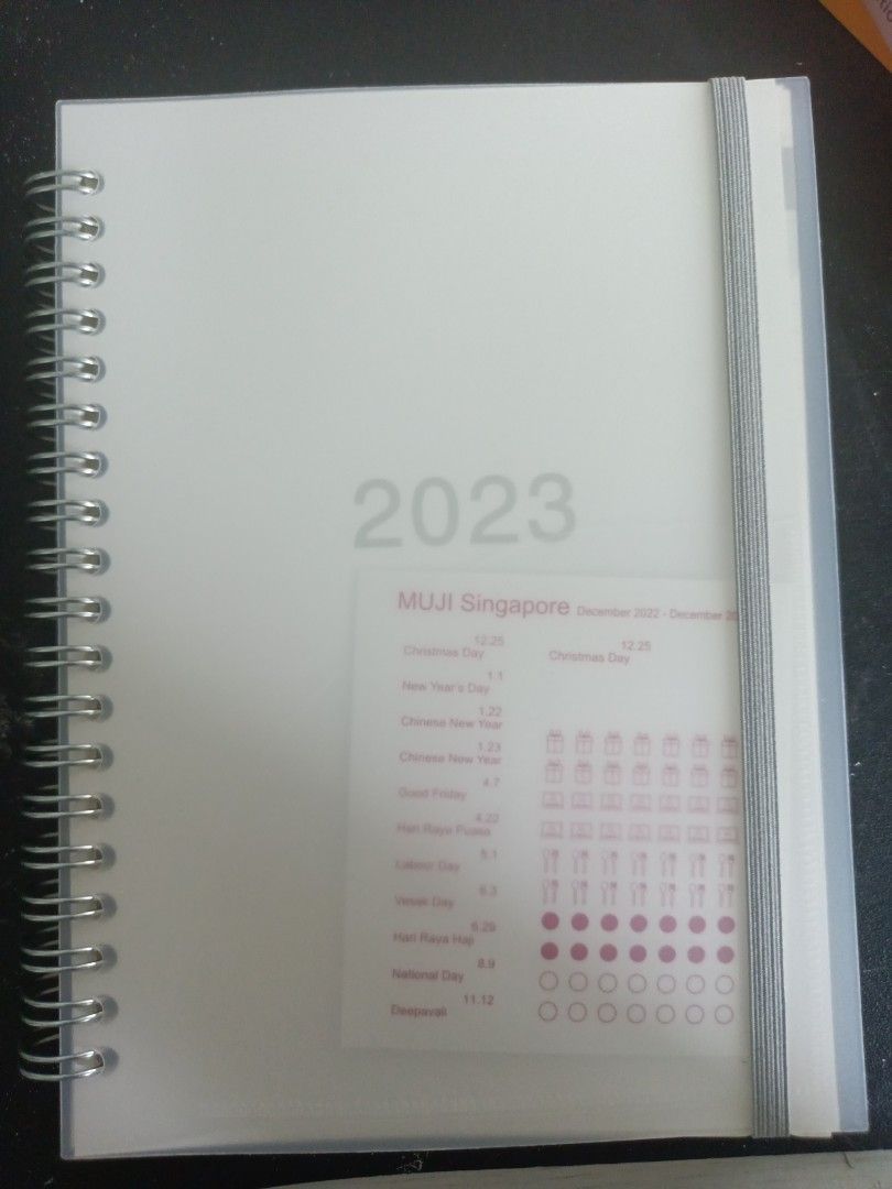Muji 2023 planner, Hobbies & Toys, Stationery & Craft, Stationery ...