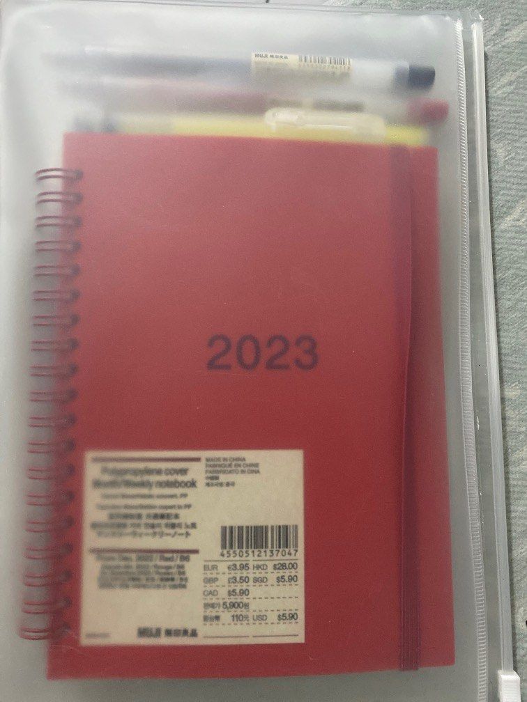 MUJI 2023 PLANNER, Hobbies & Toys, Stationary & Craft, Other Stationery & Craft on Carousell