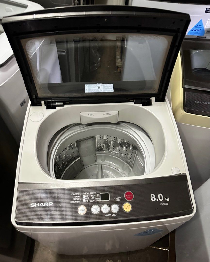 MUST BUY! SHARP 8KG Top-Load Washing Machine ESX805 (91457), TV & Home ...