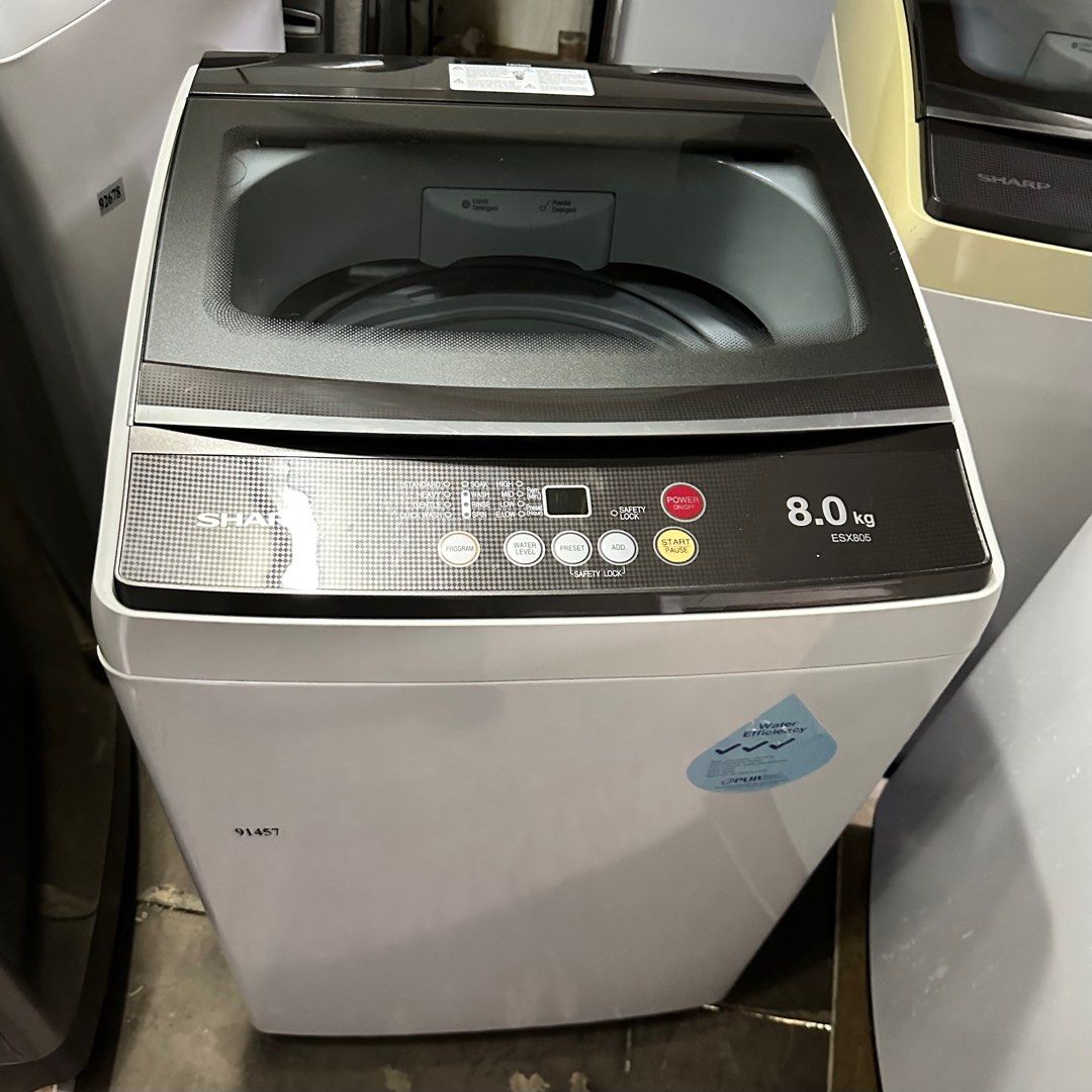 MUST BUY! SHARP 8KG Top-Load Washing Machine ESX805 (91457), TV & Home ...