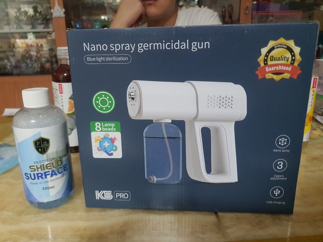 Nano Spray Germicidal Gun/ Spray Gun/ Spray Disinfectant Gun, Furniture ...