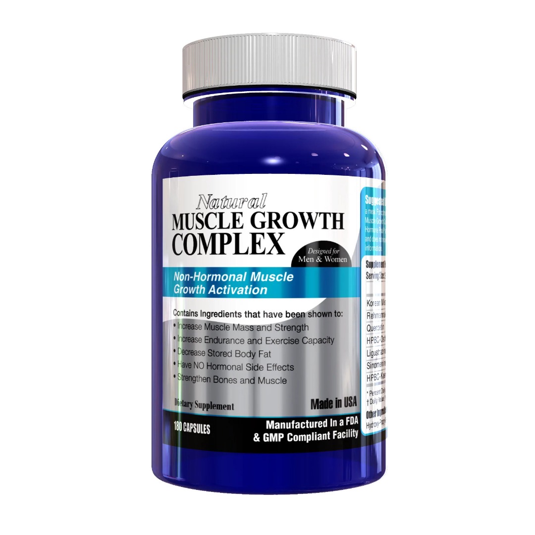 Natural Muscle Growth Complex, Health & Nutrition, Health Supplements ...