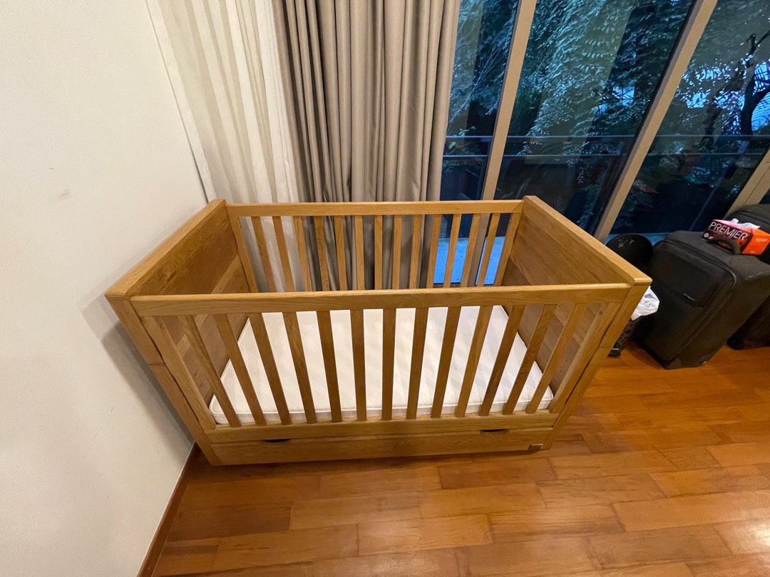 Natures Purest organic wood baby cot, Babies & Kids, Baby Nursery ...