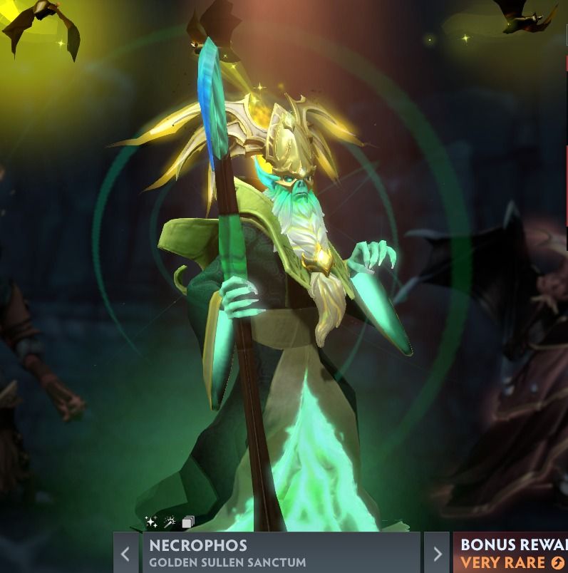 Necrophos golden sullen sanctum very rare immortal (Dota 2), Video Gaming, Gaming Accessories ...