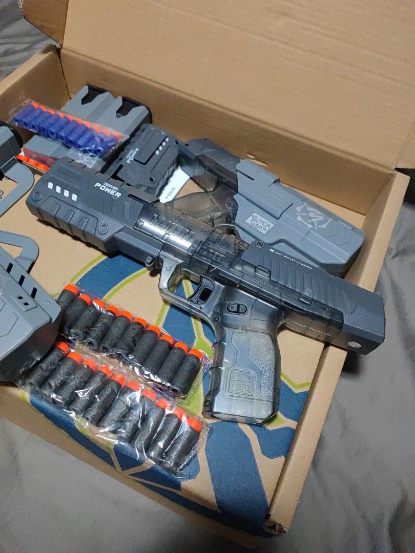 Nerf Blaster LP55 pistol-alike, Hobbies & Toys, Toys & Games on Carousell