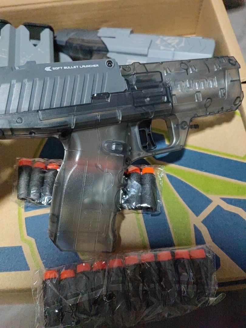 Nerf Blaster LP55 pistol-alike, Hobbies & Toys, Toys & Games on Carousell