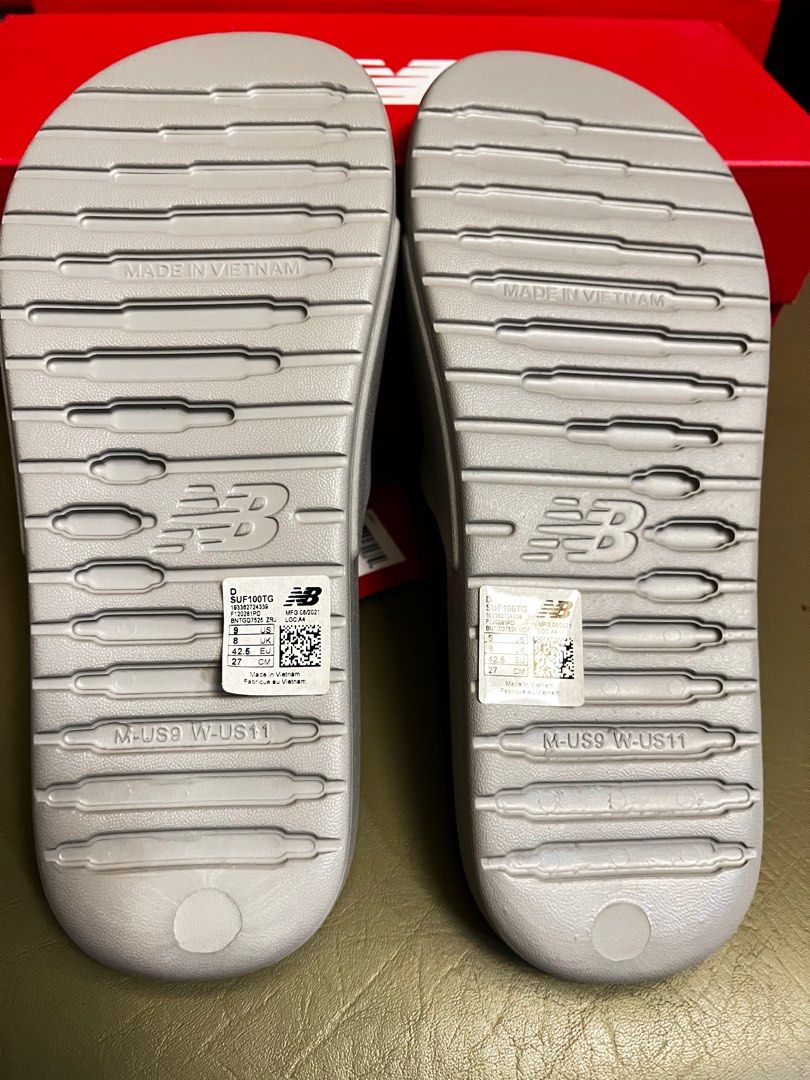 New Balance Slides, Men's Fashion, Footwear, Slippers & Slides on Carousell