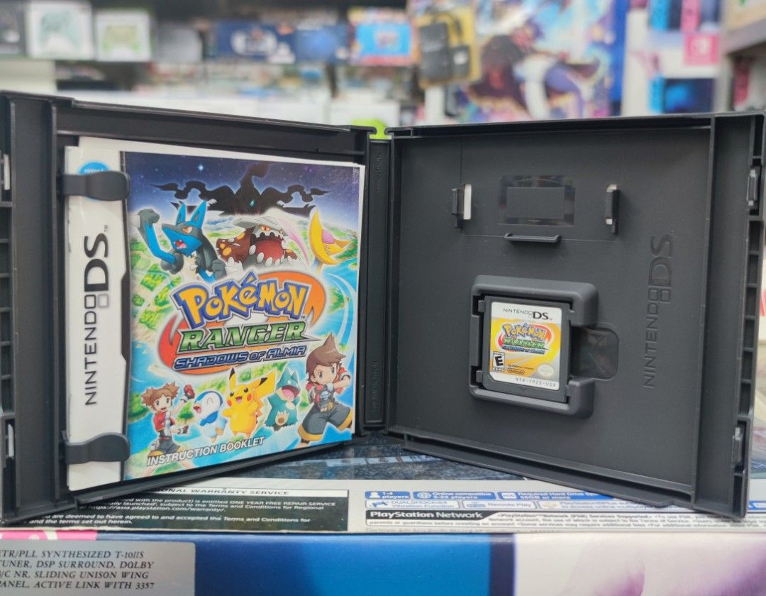 Nintendo DS Pokemon Ranger Shadows of Almia, Video Gaming, Video Games ...