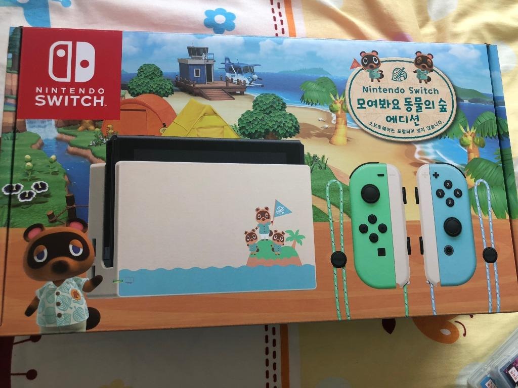 Nintendo switch animal crossing GEN 2 console, Video Gaming, Video Game ...