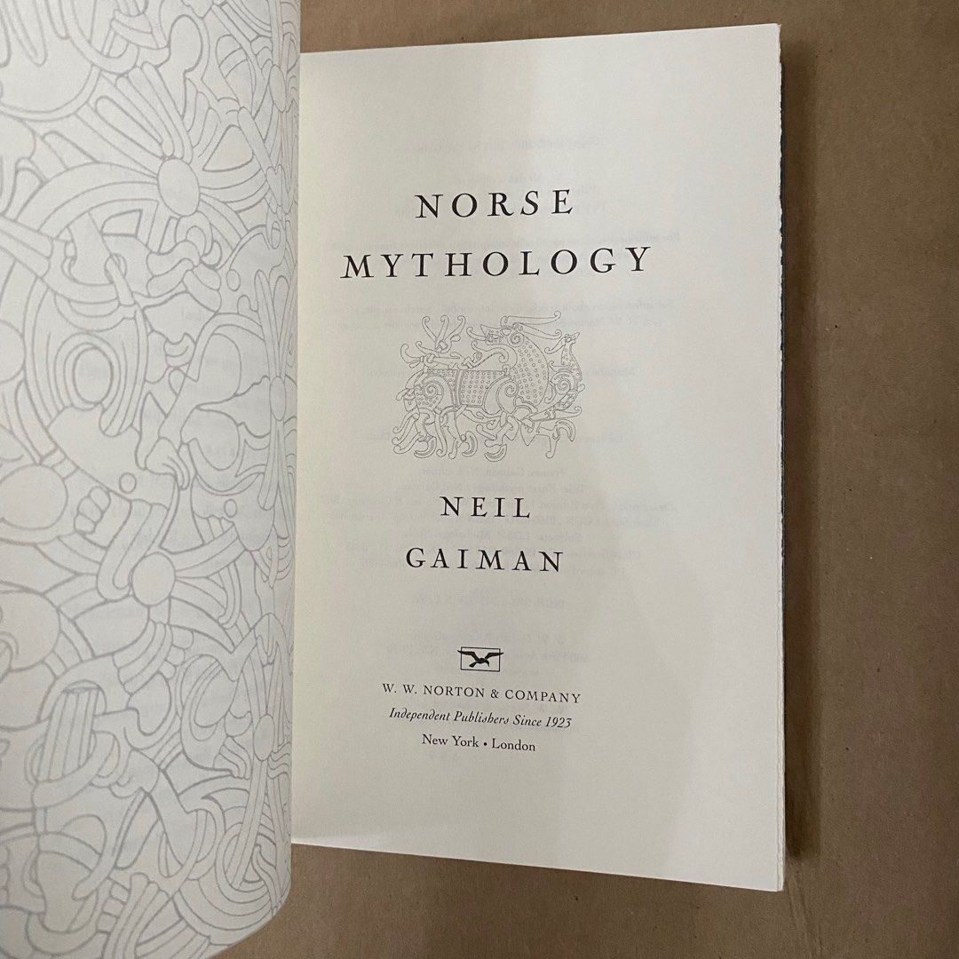 Norse Mythology by Neil Gaiman, Hobbies & Toys, Books & Magazines ...
