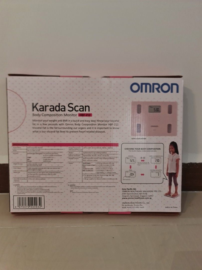 Omron Weighing Scale, Health & Nutrition, Health Monitors & Weighing ...