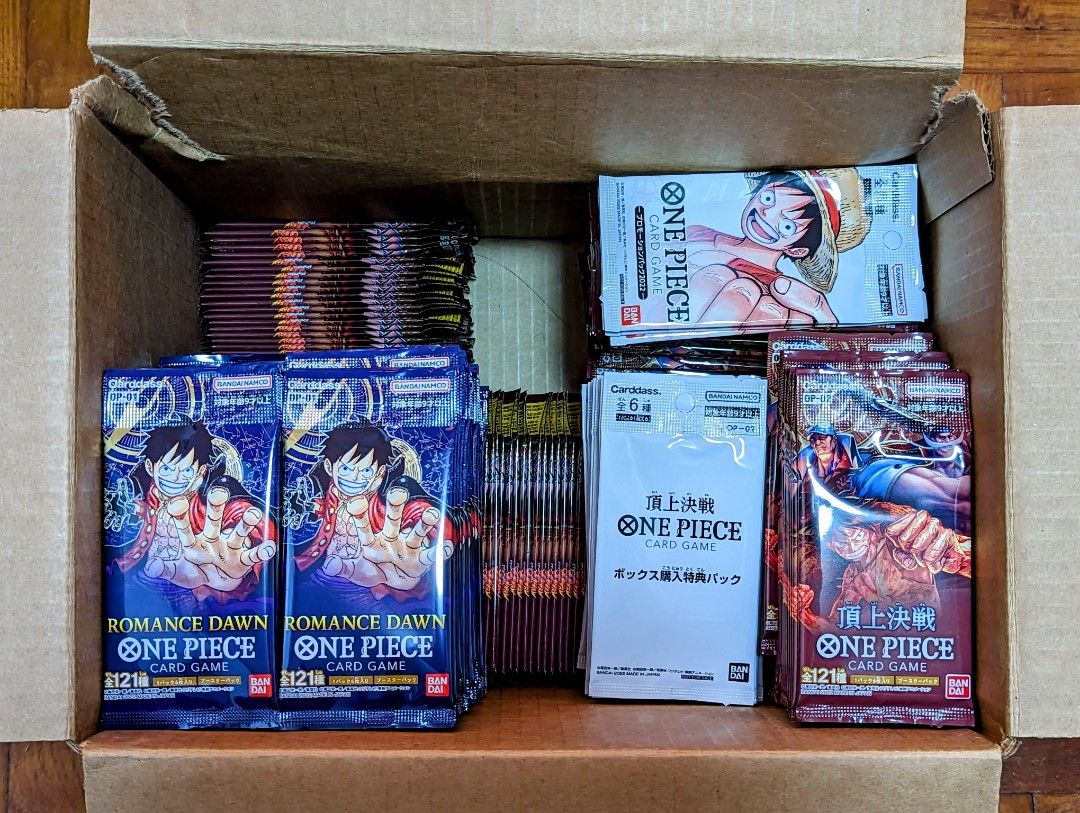 OP01 OP02 OP03 Loose Packs One Piece TCG #TCGG, Hobbies & Toys, Toys ...