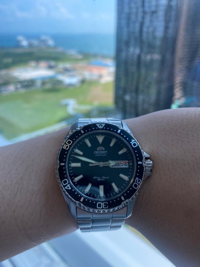 Orient Kamasu (Green) - Orient RA-AA0004E19B, Luxury, Watches on Carousell