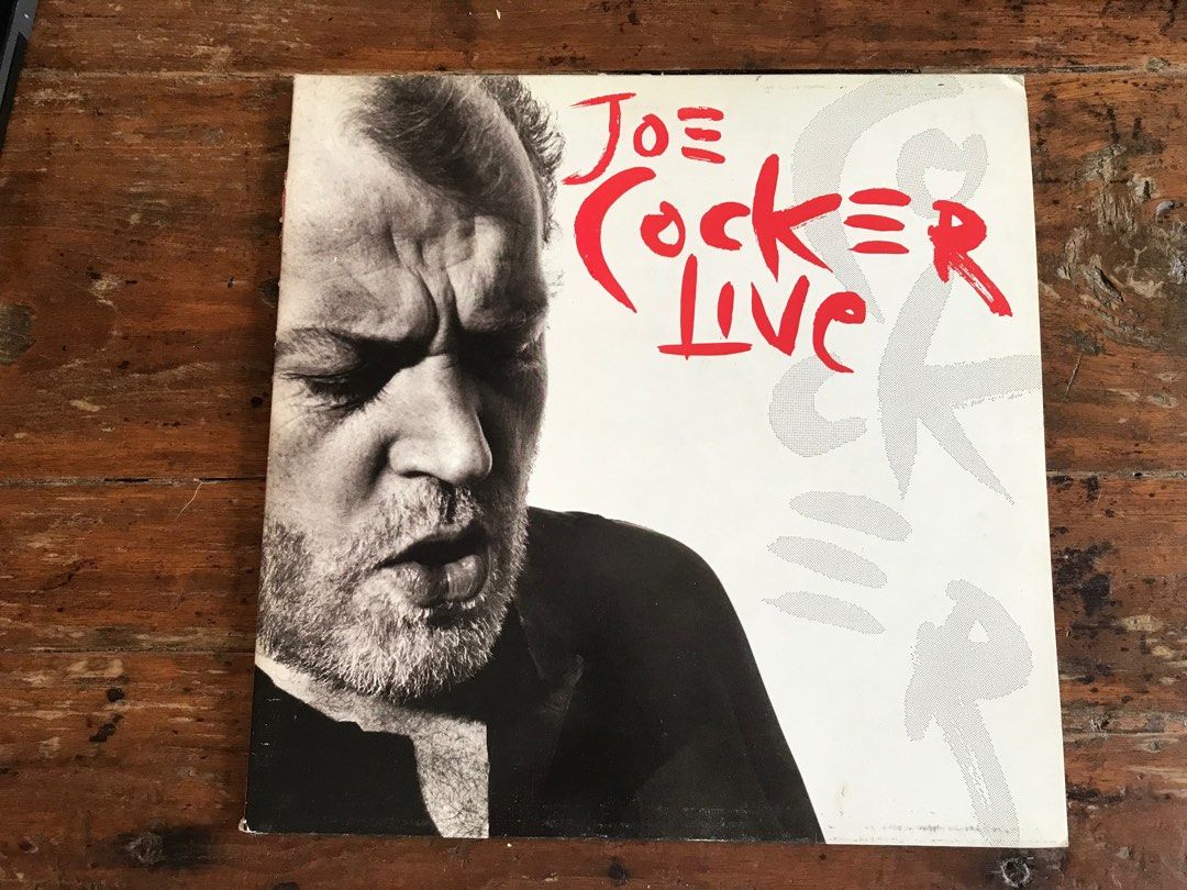 Original 1990 LP- Joe Cocker Live, Hobbies & Toys, Music & Media ...