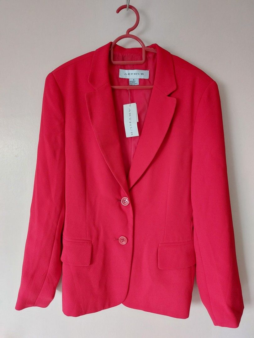 [Original] Arthur Yen Red Jacket, Women's Fashion, Coats, Jackets and ...