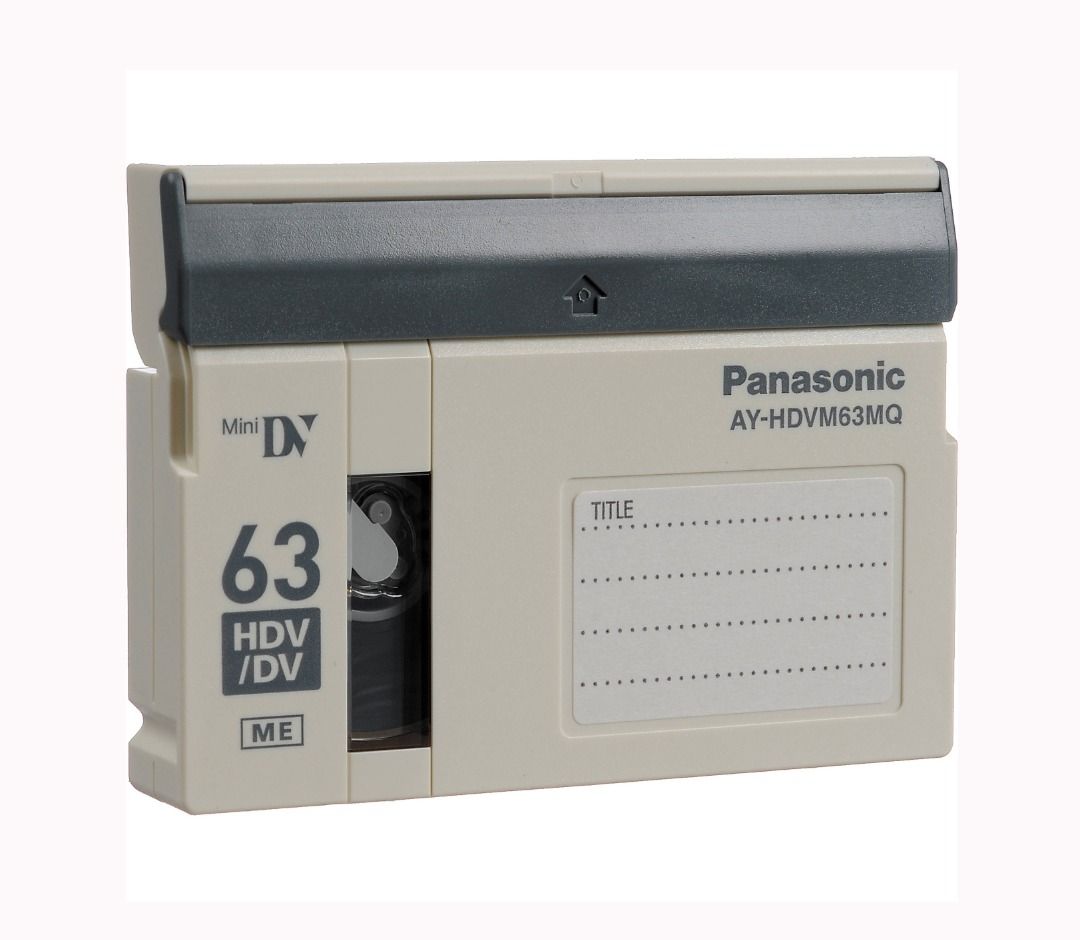 Panasonic AY-HDVM63MQ Master Quality HDV Pro Mini DV Tape cassette for ...
